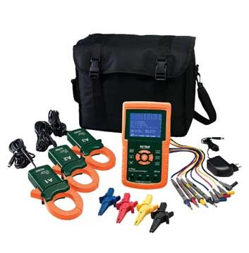 Extech 382100 1200A 3-Phase Power Analyzer/Datalogger 120V TRUEPOINTLAB