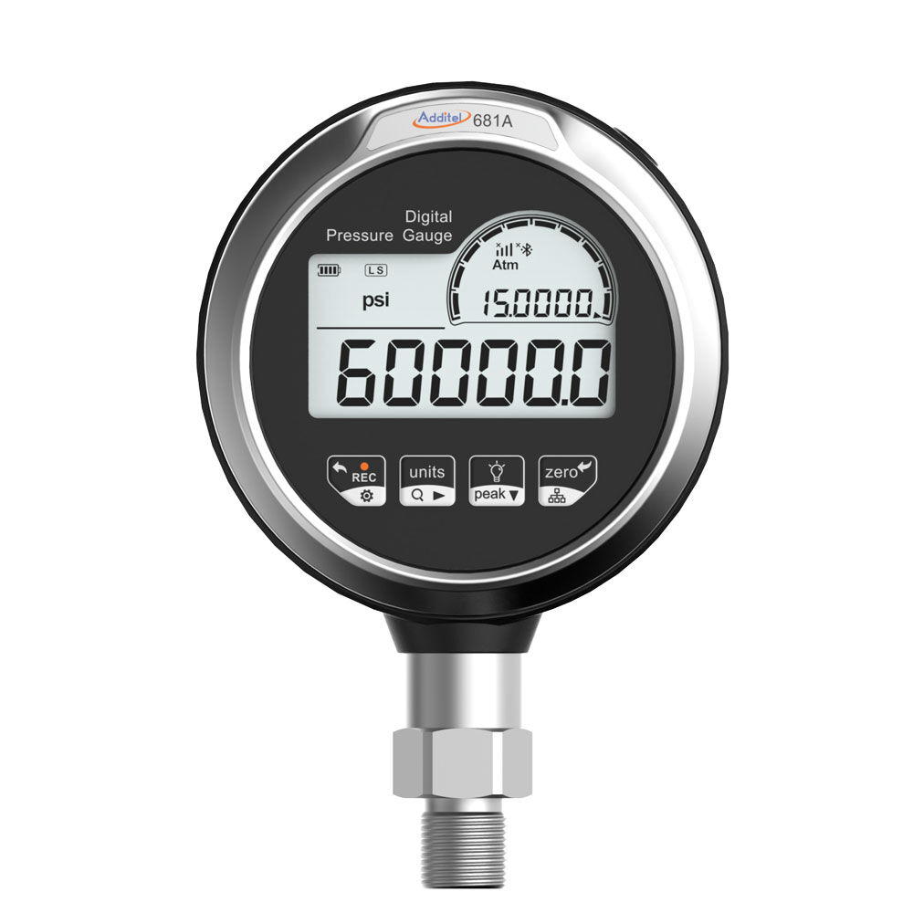 Additel ADT681A-10-GP20K-PSI-B2-DL ADT681A Digital Pressure Gauge, 0 ...