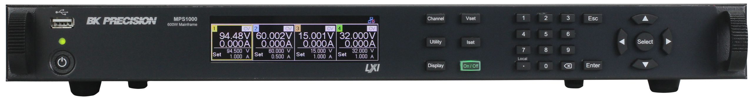 BK Precision MPS1001 Modular System DC Power Supply Mainframe 1200 W ...