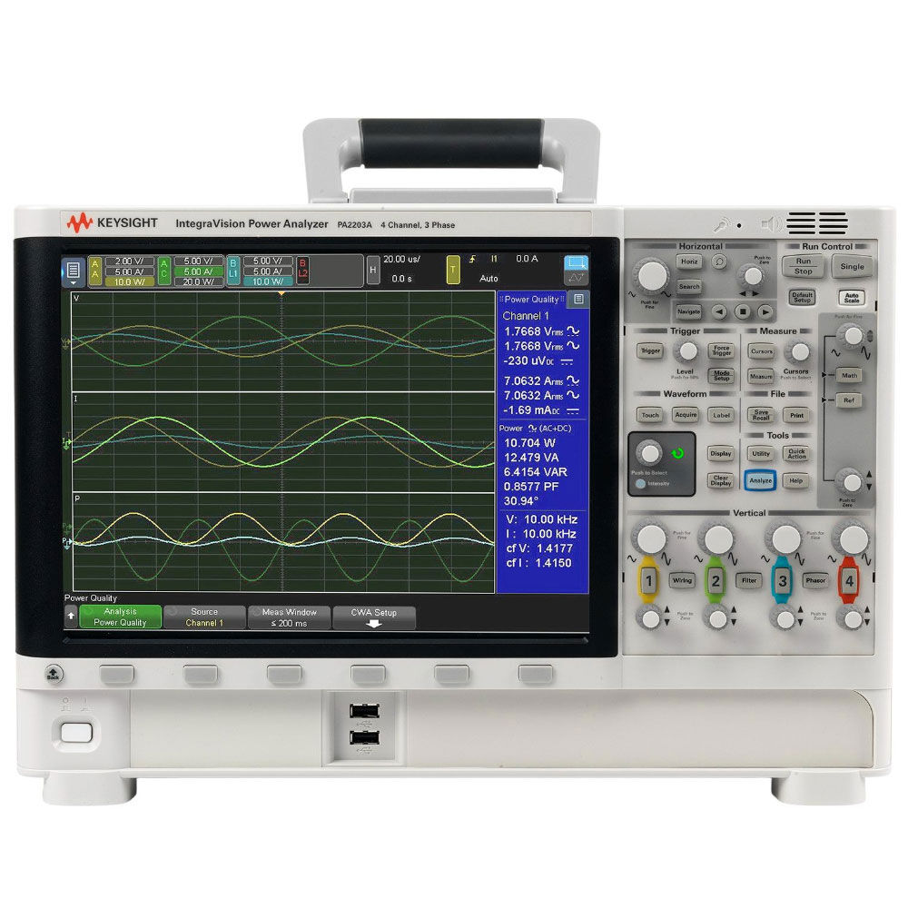 Keysight PA2203A IntegraVision Power Analyzer, 4 channels, 3-phase ...